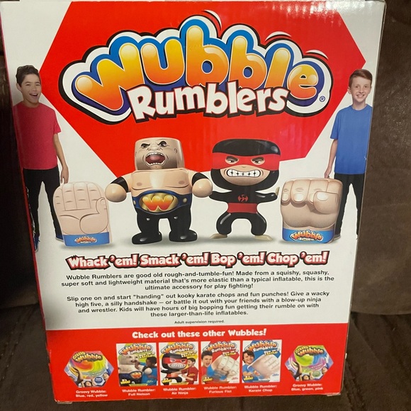 Wubble | Toys | Wubble Rumblers Inflatable Furious Fist Huge Blow Em Up ...
